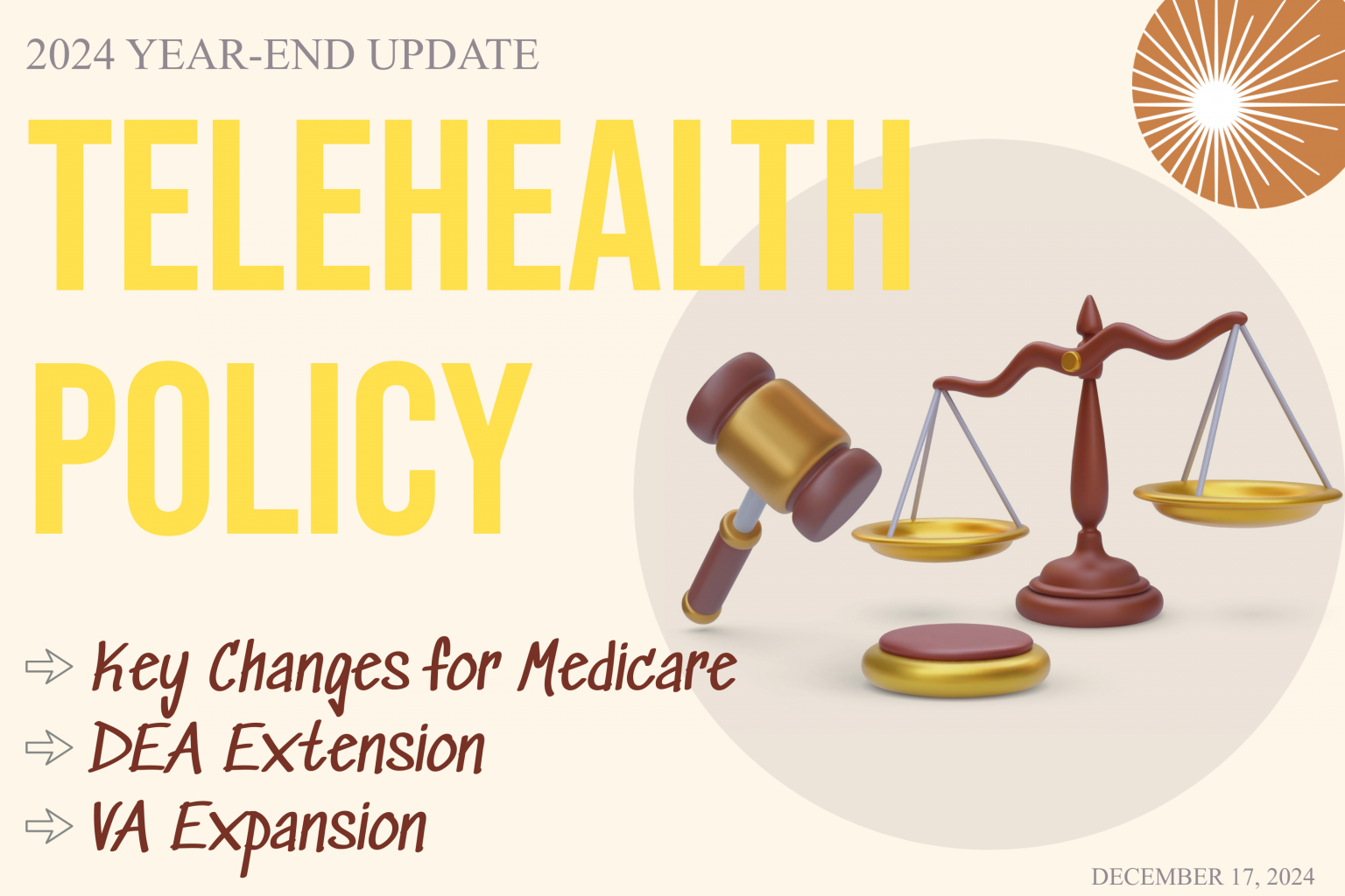 Year End Telehealth Update: Key Changes for Medicare, DEA Extension and ...